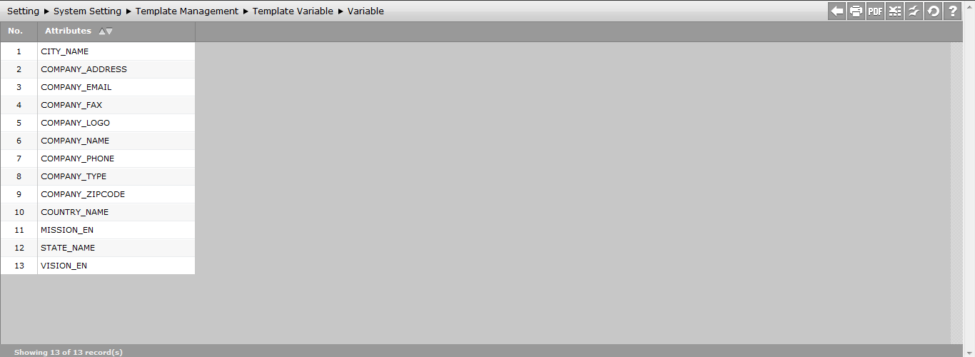 This Menu Is Result From Variable Query At Template Variable Page To